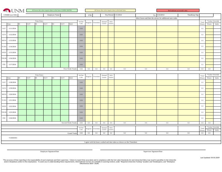 Employee Time Entry Guidelines | PDF | Overtime | Workplace