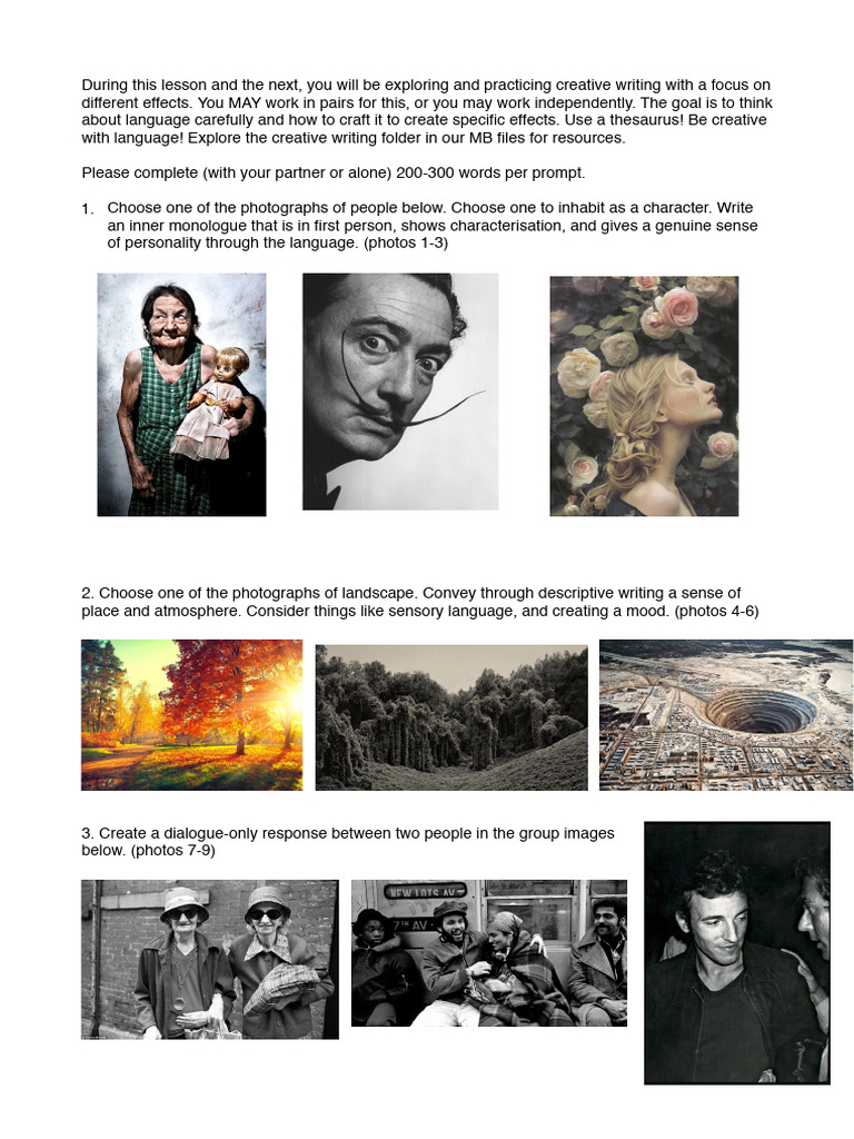 A - Eassessment Style Writing PROMPTS | PDF