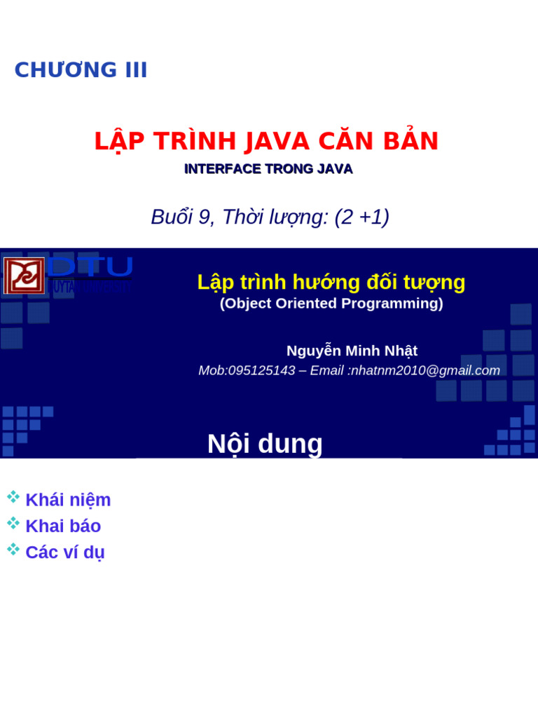 CS311 - Lap Trinh Huong Doi Tuong - 2022S - Lecture 9 | PDF