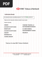 Swift MT730 | PDF