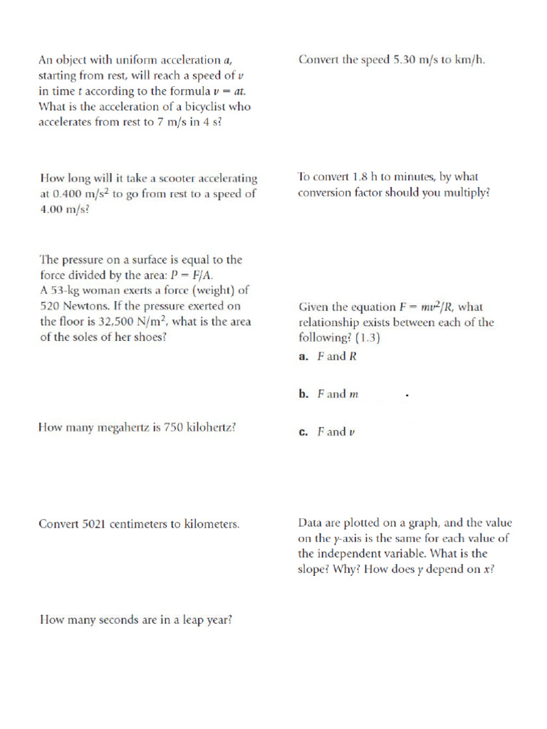 Revision Questions Easy | PDF