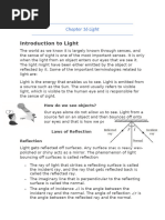 Light Class 8th | PDF | Reflection (Physics) | Eye