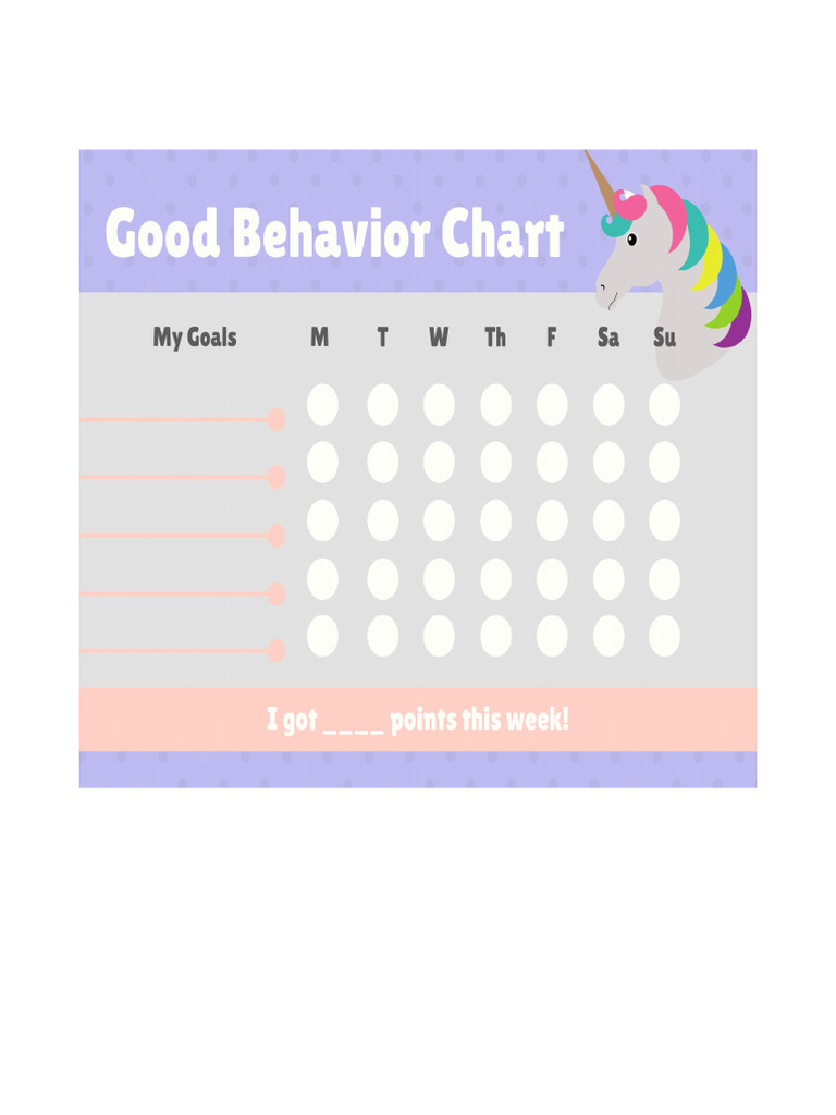 Printable Behavior Charts Kids 406252.Jpg | PDF