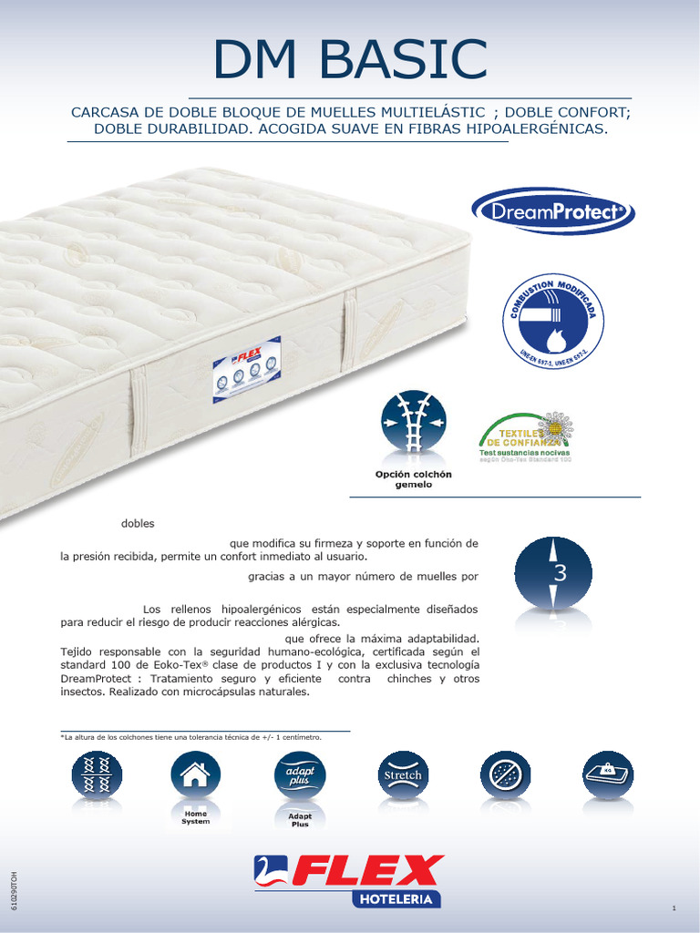 1.1. DM Basic | PDF | Colchón | Textiles