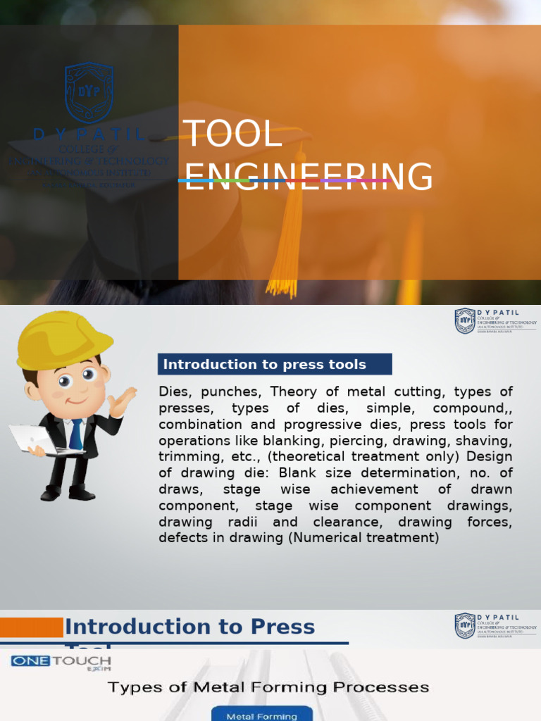 Introduction to Press Tool Operations | PDF | Mechanical Engineering ...