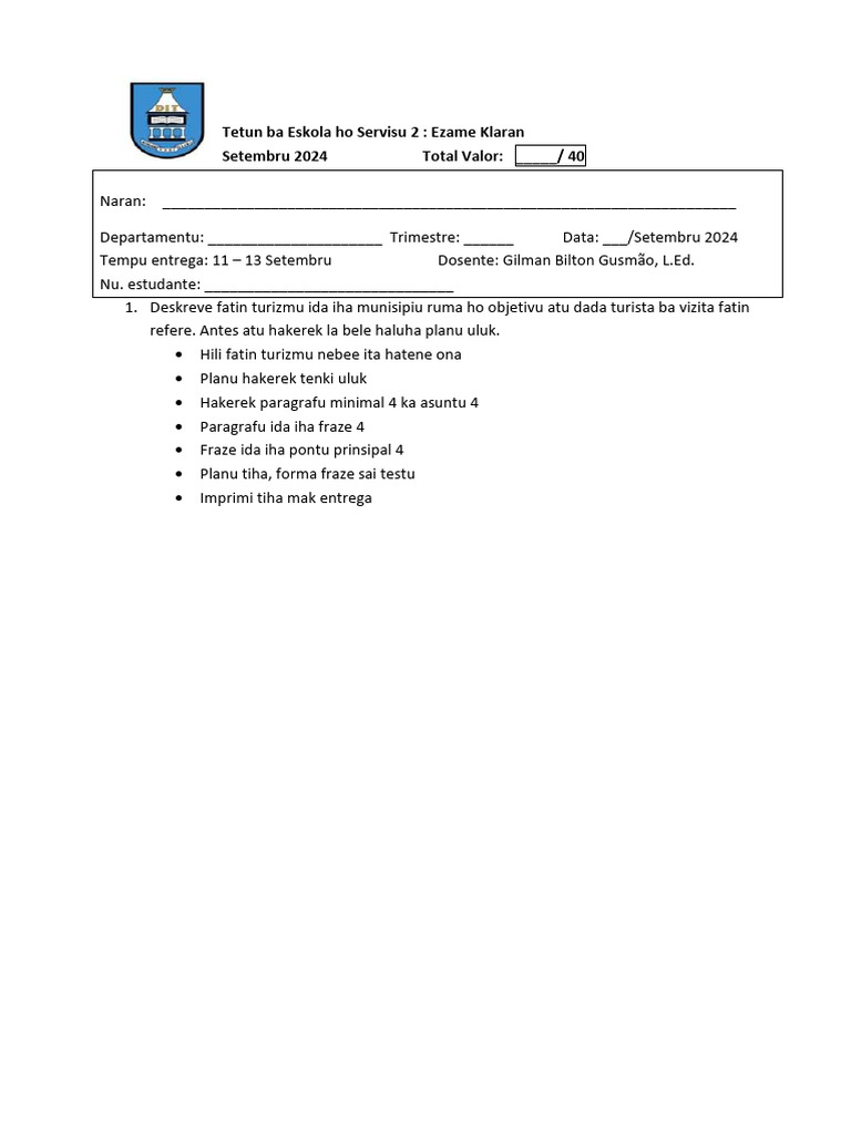 Ezame ME | PDF