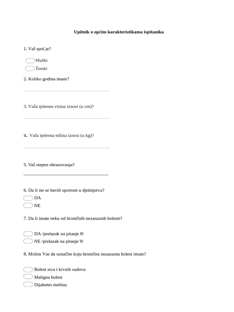 Motivi Za Bavljenje TA - Anketa | PDF