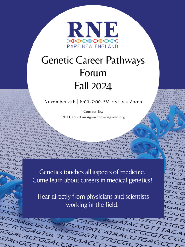 Genetic Career Pathways Forum Fall 2024 - Geneticist Program | PDF ...