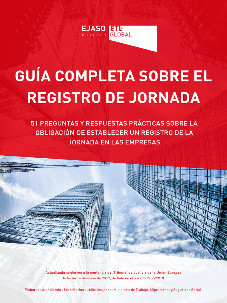 Guia Registro Diario Jornada Ejaso | PDF | Derecho laboral | Tiempo de trabajo