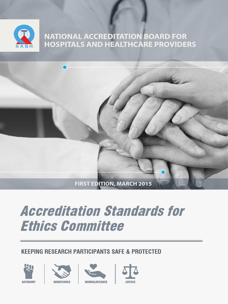 NABH Ethics Committee Accreditation Standards | PDF | Clinical Trial ...