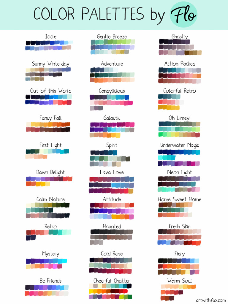 Color Palettes by Flo | PDF