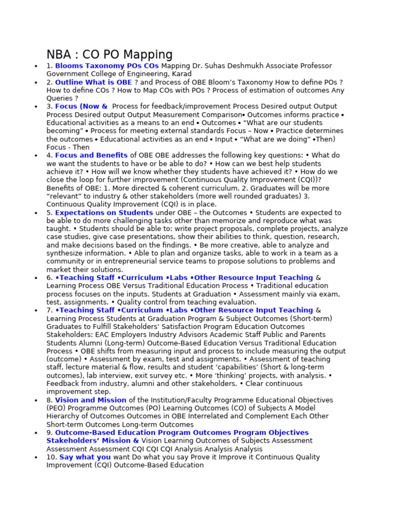 NBA Co-po Mapping | PDF | Engineering | Mathematics