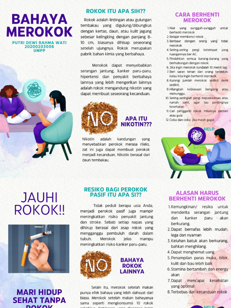 Leaflet Rokok | PDF