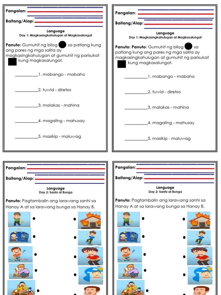 G1 Q1 W4 Language WS | PDF