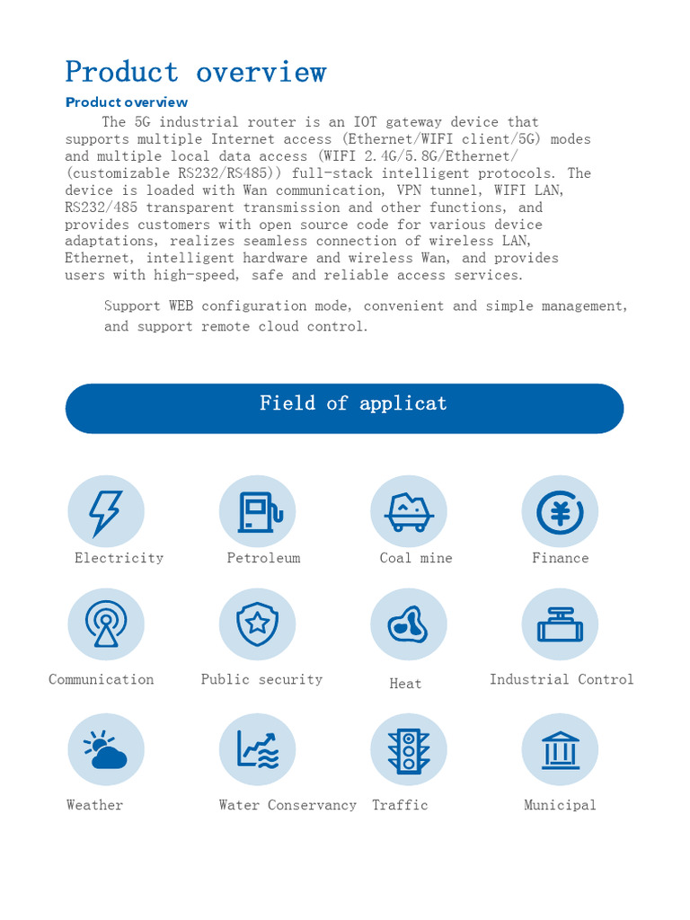 5G Industrial CPE (Large) | PDF | Computer Network | Virtual Private Network
