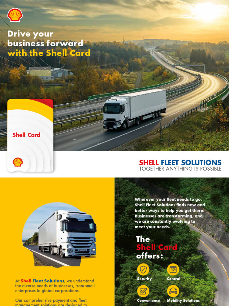 Shell Card Brochure Digital | PDF | Payments | Credit Card