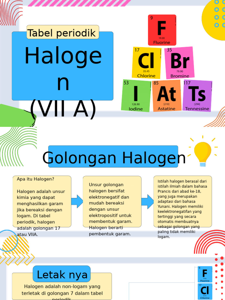 Understanding Group VII Halogens | PDF | Chlorine | Iodine