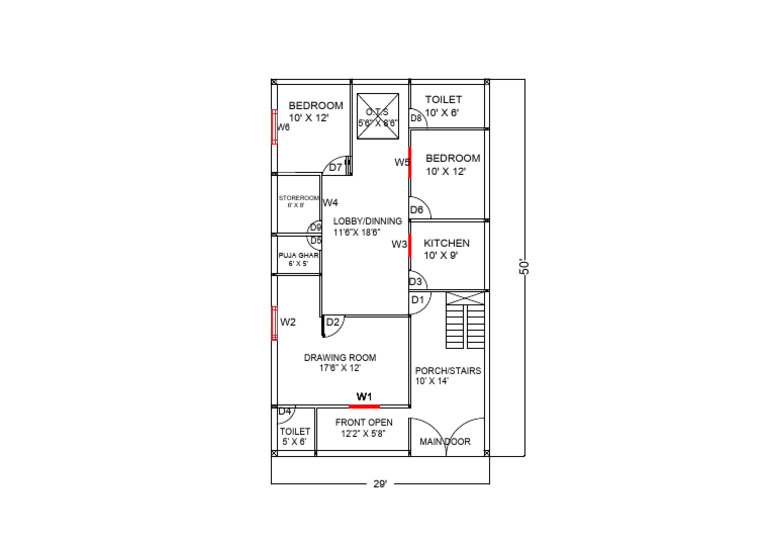 29X50 PLAN-Layout1 | PDF