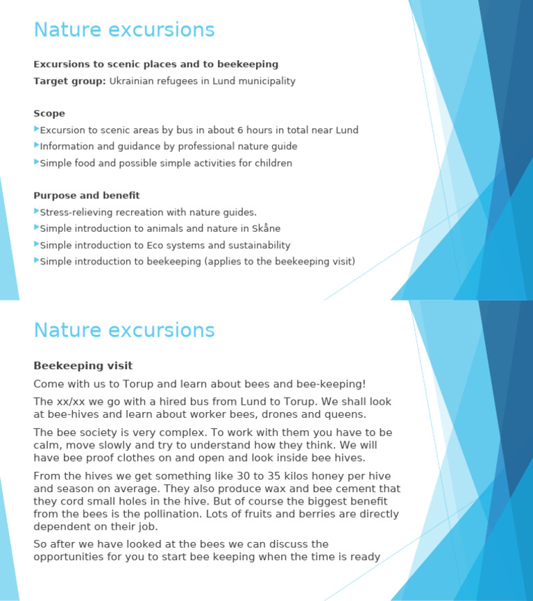 Excursions 231121 | PDF