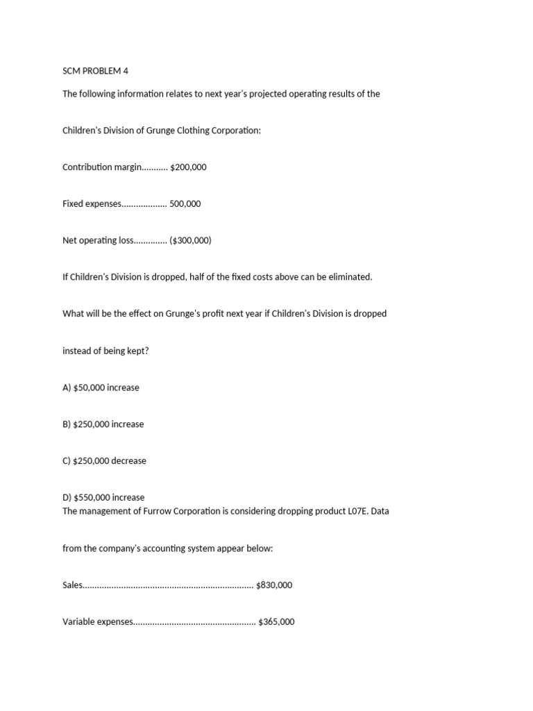 SCM PROBLEM 4-WPS Office | PDF