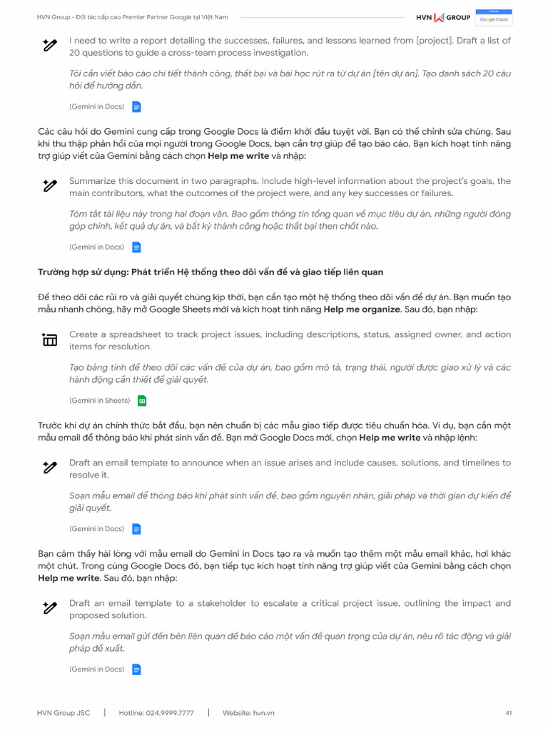 Gemini for Google Workspace Prompt Guide (P41-52) | PDF