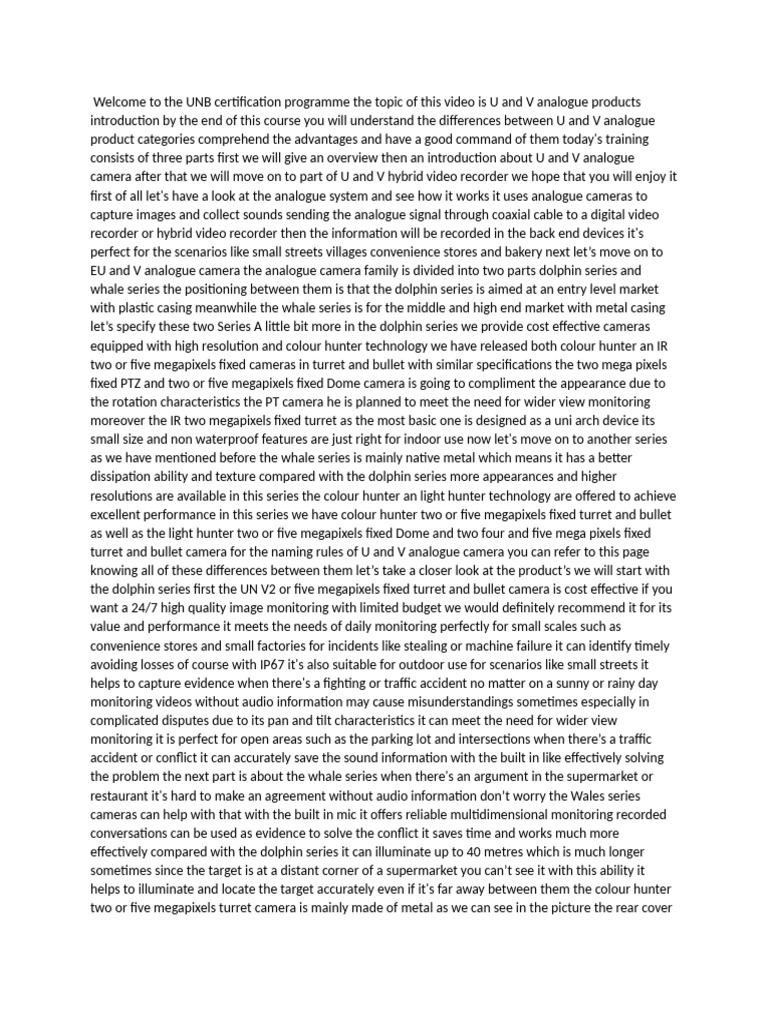 Analog Product Introduction | PDF | Display Resolution | Pixel