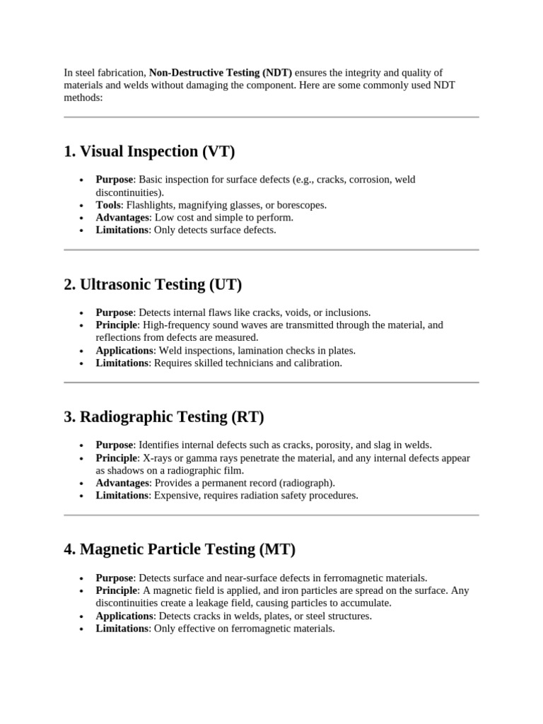 Prep I - NDT | PDF | Nondestructive Testing | Building Engineering