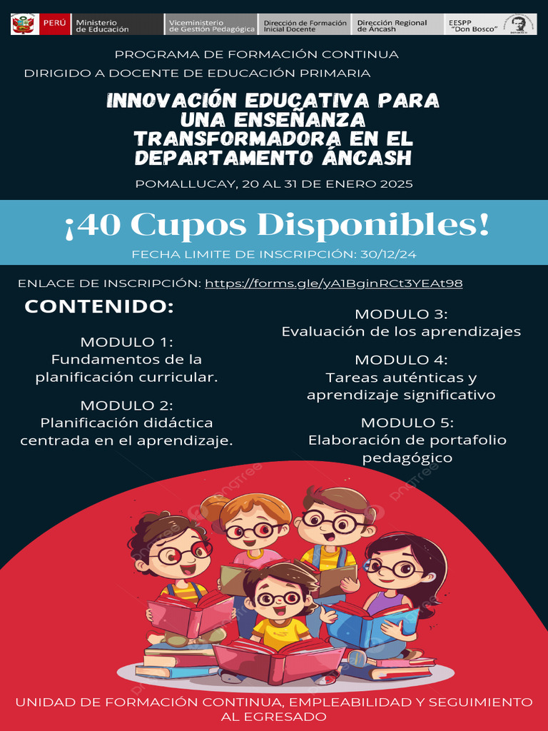 Programa Enero 2025 Primaria 40 | PDF