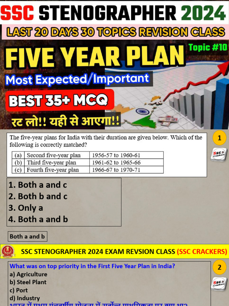 Topic-10 Five Year Plan | PDF