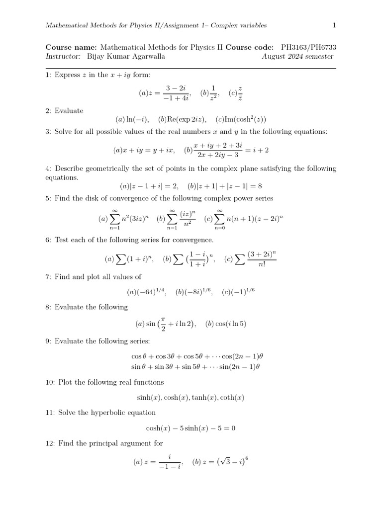 Mathematics Practice Set 1 | PDF | Mathematical Relations | Mathematical Analysis