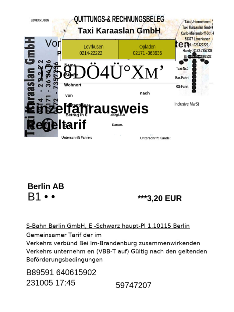 Vor Fahrtantritt Prfen