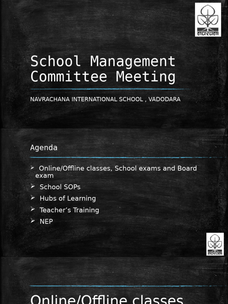 School Management Committee Meeting Agenda | PDF