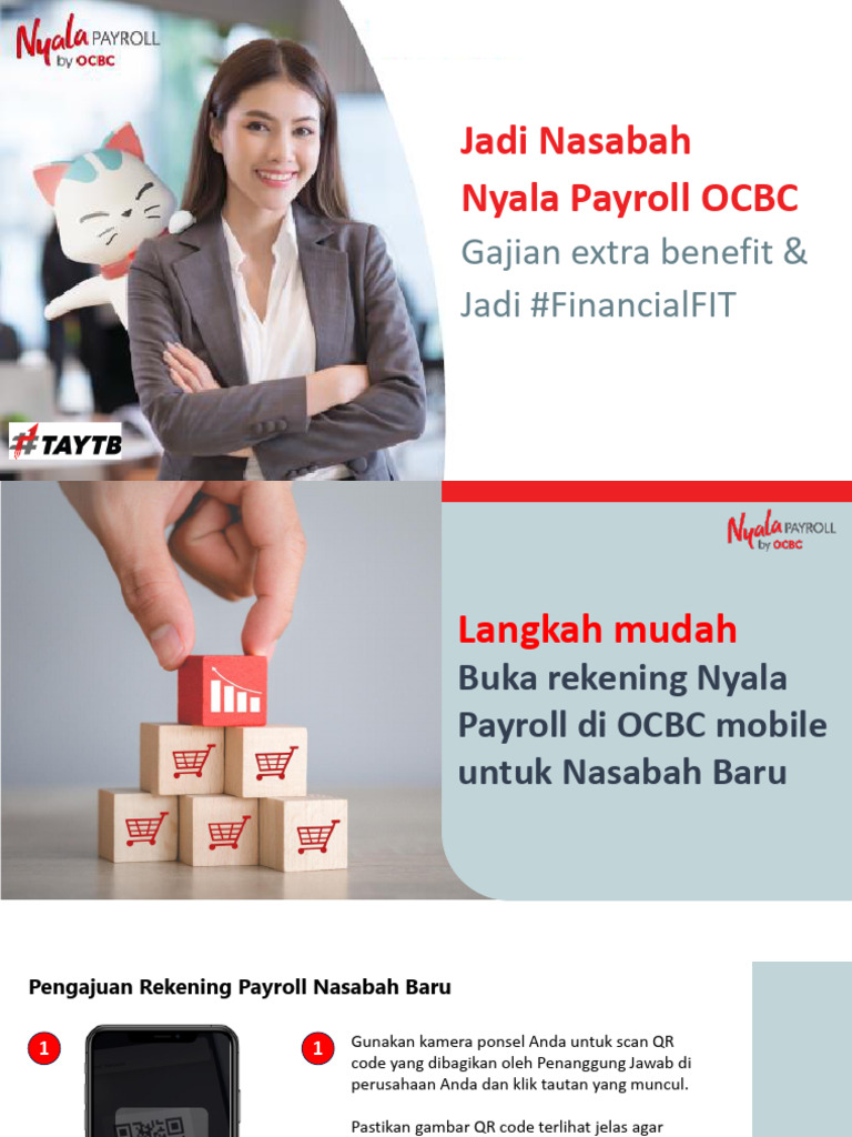 Guideline Pembukaan Rekening Payroll OCBC by QR CODE | PDF