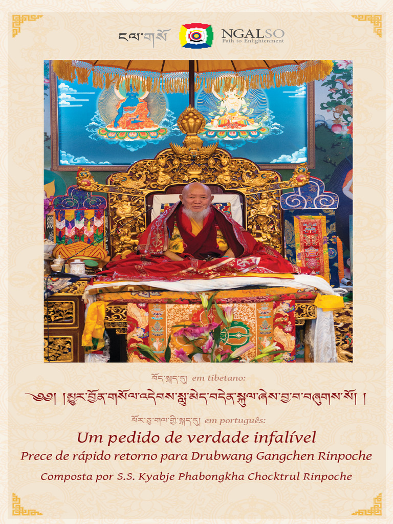 PR Prece Rápido Retorno Drubwang Gangchen Rinpoche Mobile Light PT | PDF