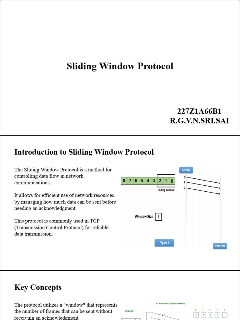 Sliding Window Protocol66B1 | PDF | Transmission Control Protocol | Network Architecture
