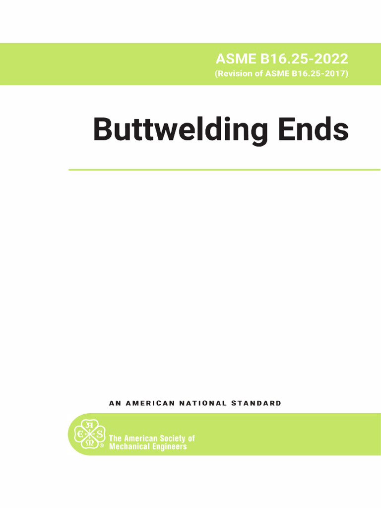 Asme B16.25-2022 | PDF