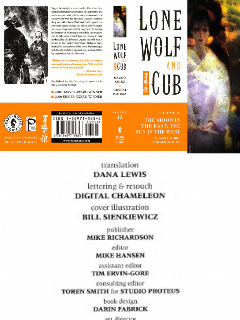Lone Wolf and Cub: The Moon in the East | PDF | Feudal Japan