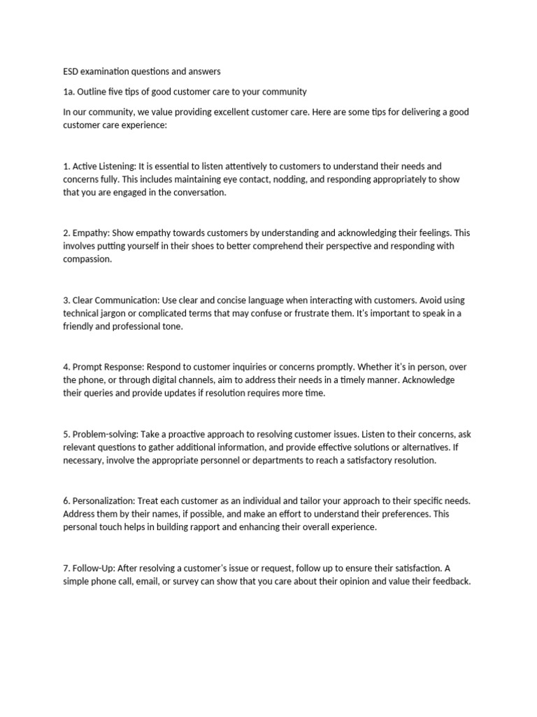 ESD EXAMINATION QUESTIONS AND ANSWERS | PDF | Franchising | Pricing