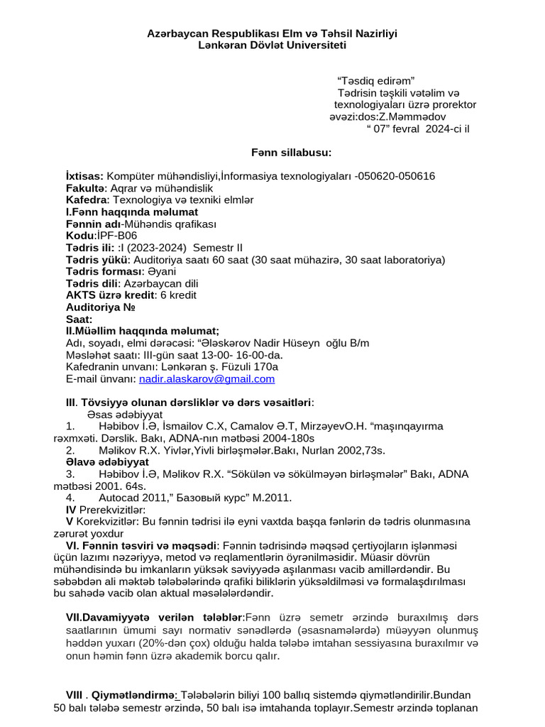 Mühəndis qrafikası KM-IT-1k | PDF