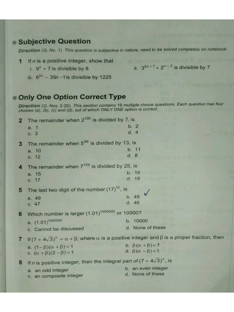 Binomial Theorem 1p | PDF