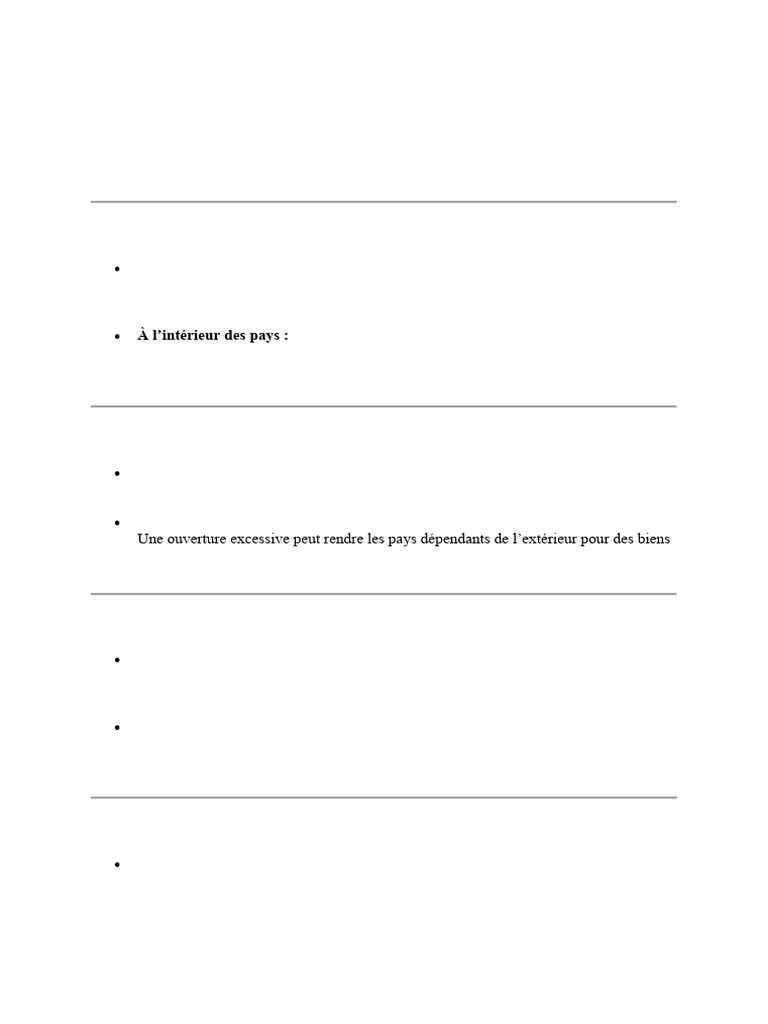 Critiques du libre-échange : enjeux et impacts | PDF | Libre-échange ...