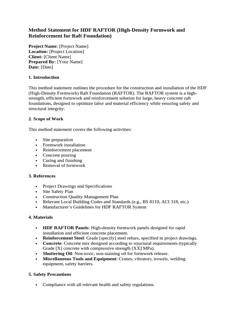 MSDS - HDF RAFTOR | PDF | Concrete | Secondary Sector Of The Economy