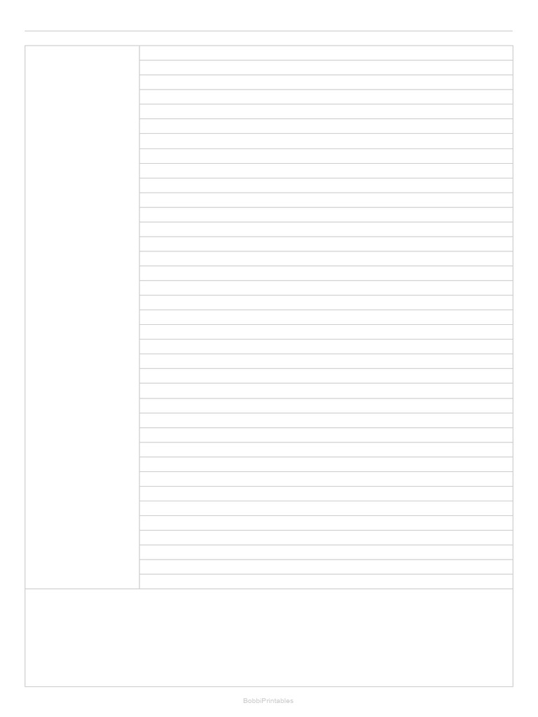 Cornell Notes - Lined - A4 | PDF
