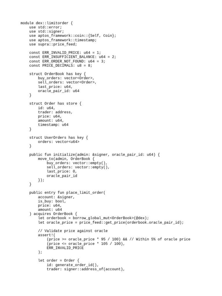 dex-oracle-contract | PDF | Computer Programming | Software Engineering