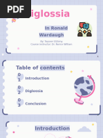 1.diglossia. Definition, History, Functions and Characteristics of ...