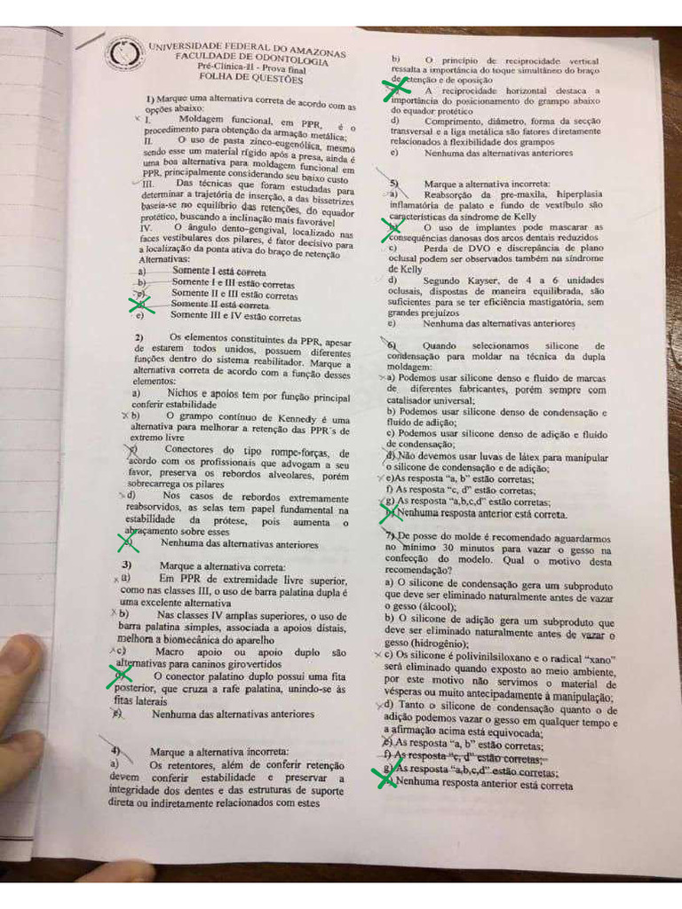 Prova Final Pré II | PDF