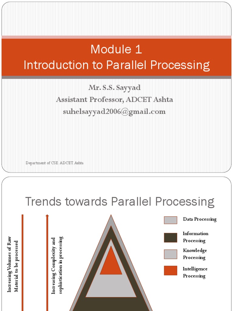 Module 1-Part 1 | PDF | Parallel Computing | Process (Computing)