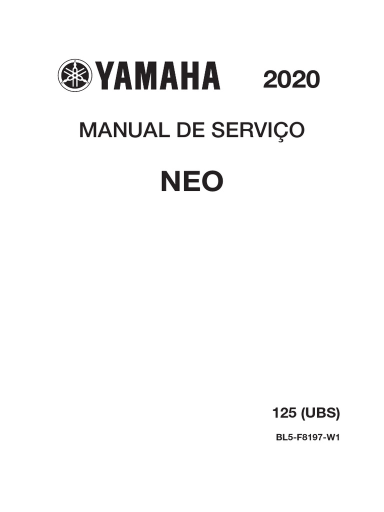 Manual de Serviço NEO 125 - 2023 | PDF | Pistão | Motores
