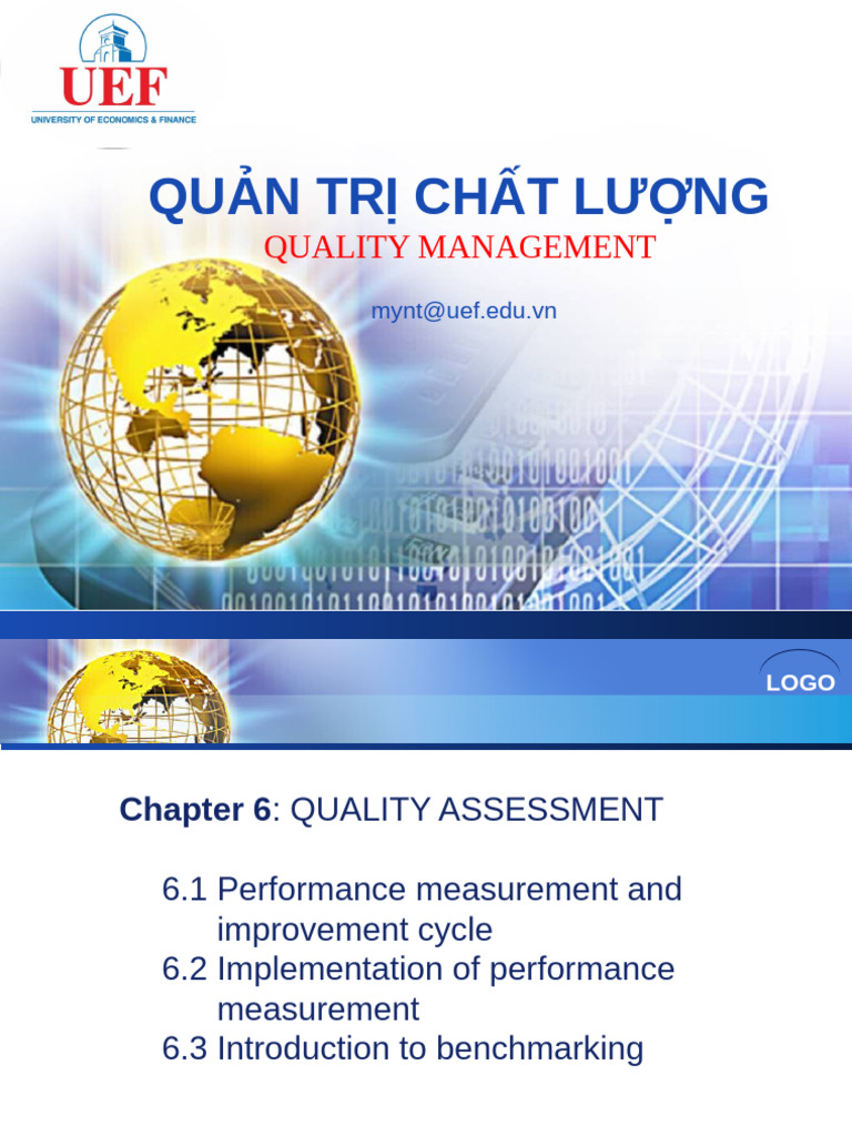 Chapter 6 QUALITY ASSESSMENT | PDF | Benchmarking | Quality Management