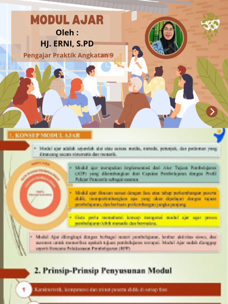 Bahan tayang Modul Ajar | PDF